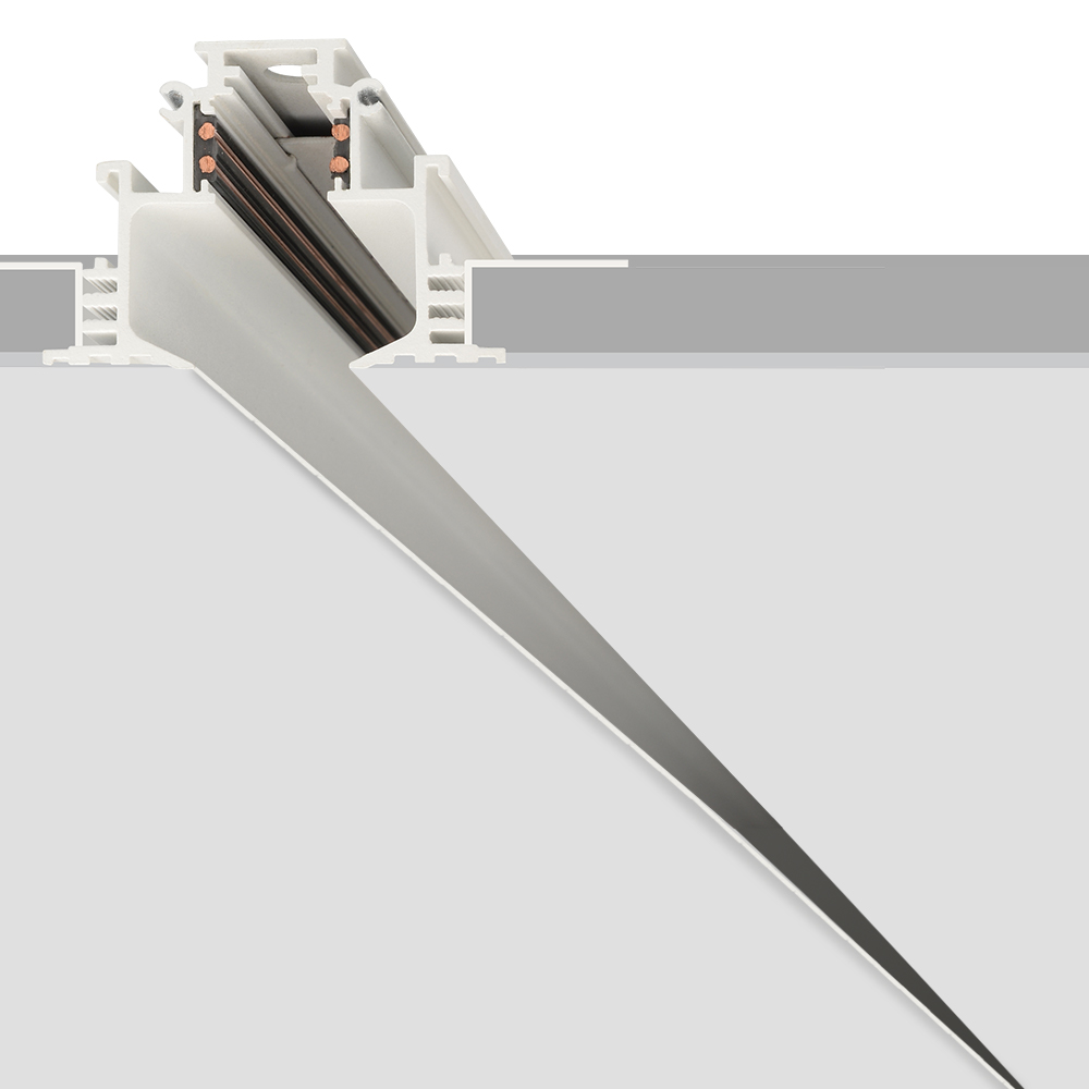 VONN VFLTTRT2WH Recessed Track System, in White - VONN.ae